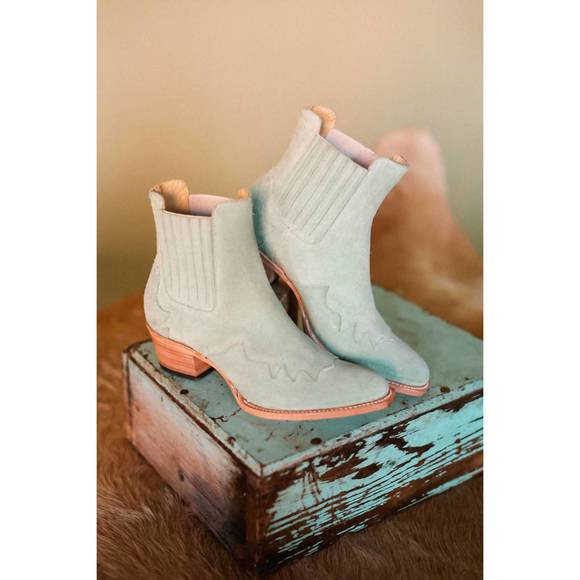 Roper | Shoes | New Roper Talula Midheight Booties In Blue | Poshmark